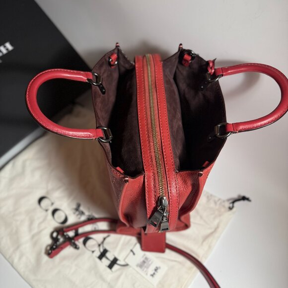 Coach | Bags | Coach Rogue Purse 3 Satchel In Washed Red First ...
